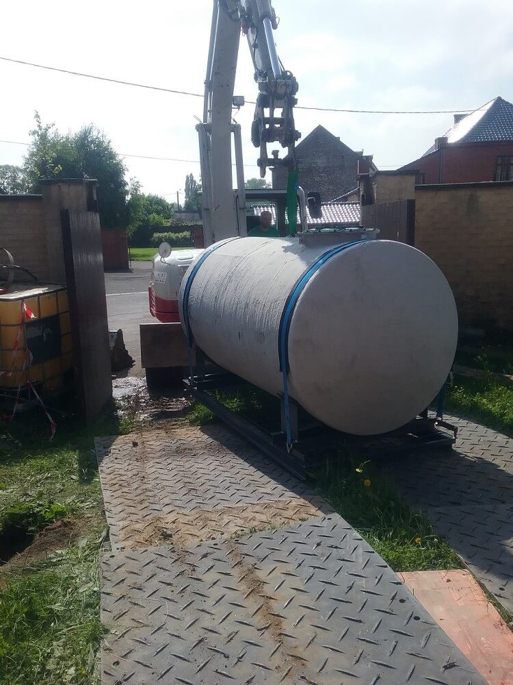 Nouvelle installation citerne à Mazout | Martens Cuve Services