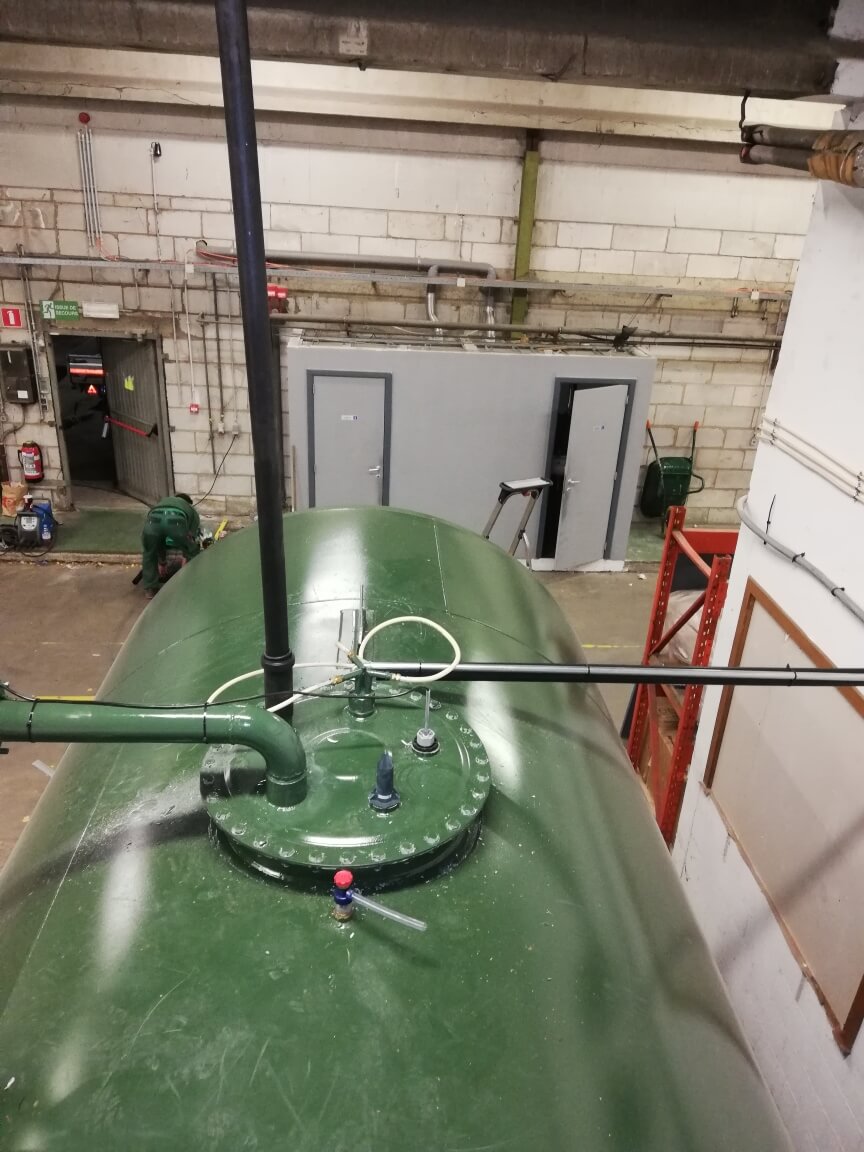Nouvelle installation citerne à Mazout | Martens Cuve Services